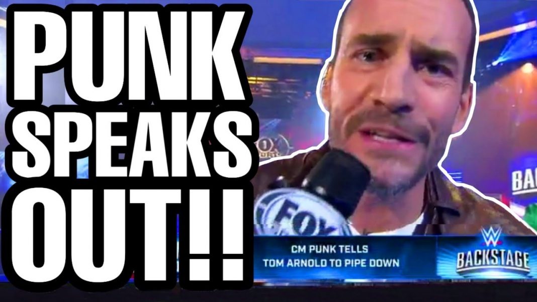 CM Punk WWE Backstage Debut - Here's What He Had to Say!